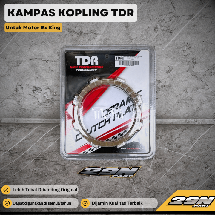 PLAT KAMPAS KOPLING RX KING RXK MERK TDR RACING SET ORIGINAL | Lazada ...