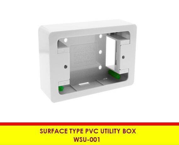 OMNI Surface Type PVC Utility Box WSU-001 (free screw) | Lazada PH