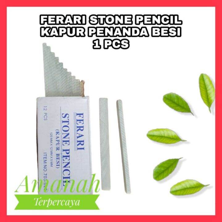KAPUR BESI STONE PENCIL PENANDA BESI MERK FERARI 1 PCS - 1pcs | Lazada ...