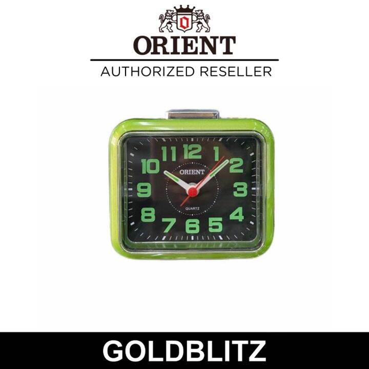 Orient OG807 Green Black Alarm Clock | Lazada