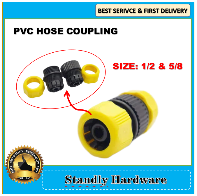 PVC HOSE COUPLING (1/2 & 5/8) | Lazada PH