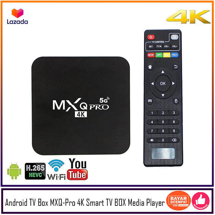 TV BOX ANDROID SMART 4K MXQ PRO 4K Android TV BOX MXQ-Pro 4K Smart TV ...