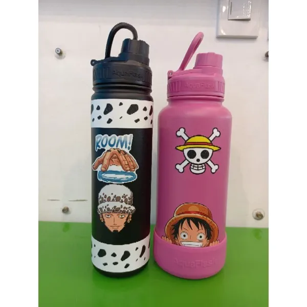 aqua flask tumbler ONE PIECE x AQUAFLASK Stickers WATERPROOF | Lazada PH