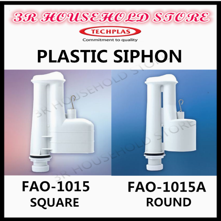 TECHPLAS Standard Plastic Toilet Cistern Siphon Tank Pump | TECHPLAS ...