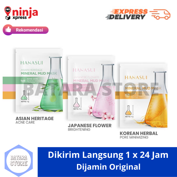 Hanasui Mineral Mud Mask / Masker Hanasui Asian Heritage Japanese ...