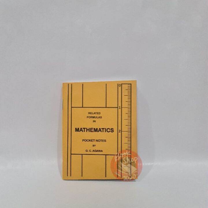 related formulas in MATHEMATICS pocket notes | Lazada PH