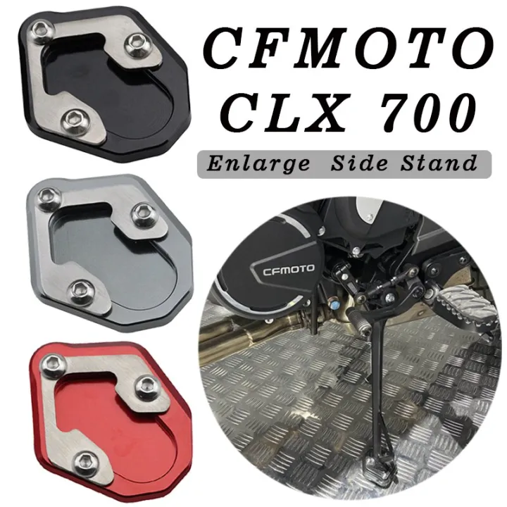 For Cfmoto 700CL-X CLX700 Motorcycle Cnc Side Stand Enlarge Kickstand ...