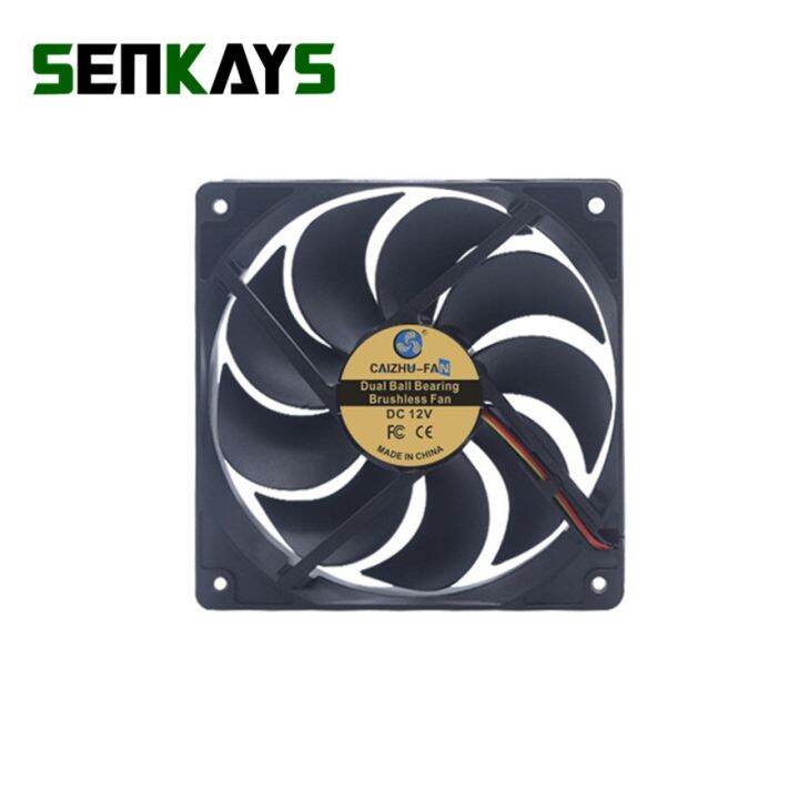 【KING TI 3D digital】 Dual Ball Bearing 120MM 12cm 12025 CPU Fan ...