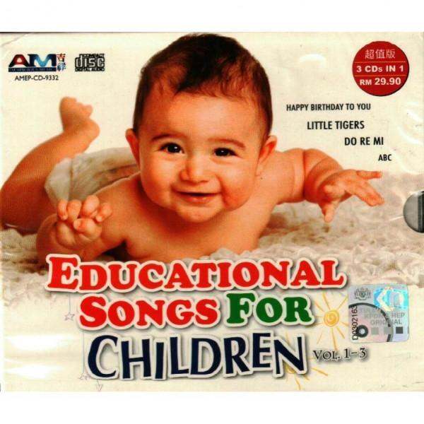 113 Educational Songs For Children 3CD Vol.1-3 | Lazada