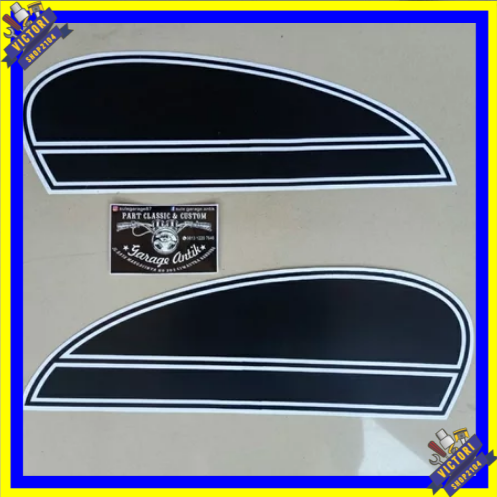 Stiker / Sticker Tangki Motor Honda CB125 Warna Hitam | Lazada Indonesia
