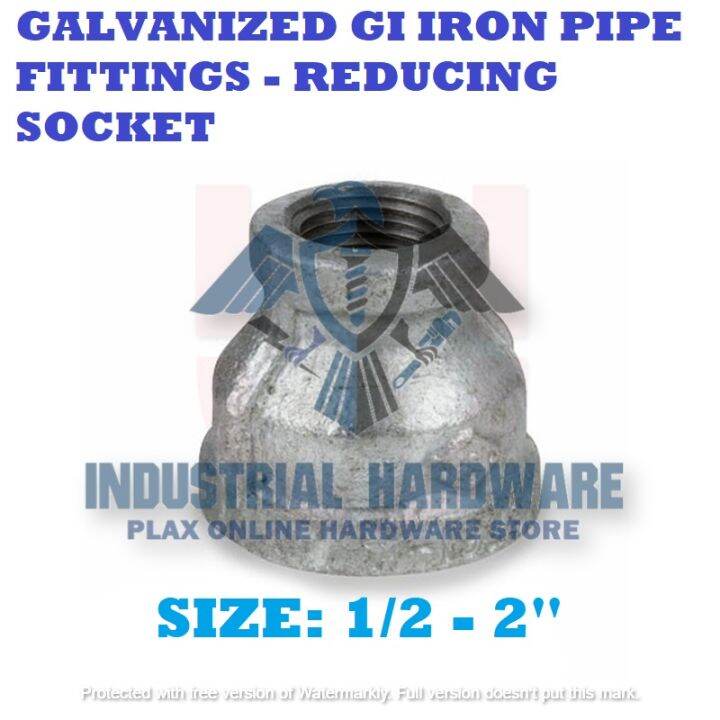 [READY STOCKS] 1/2" - 2" GI REDUCING SOCKET / GALVANISED IRON REDUCING ...