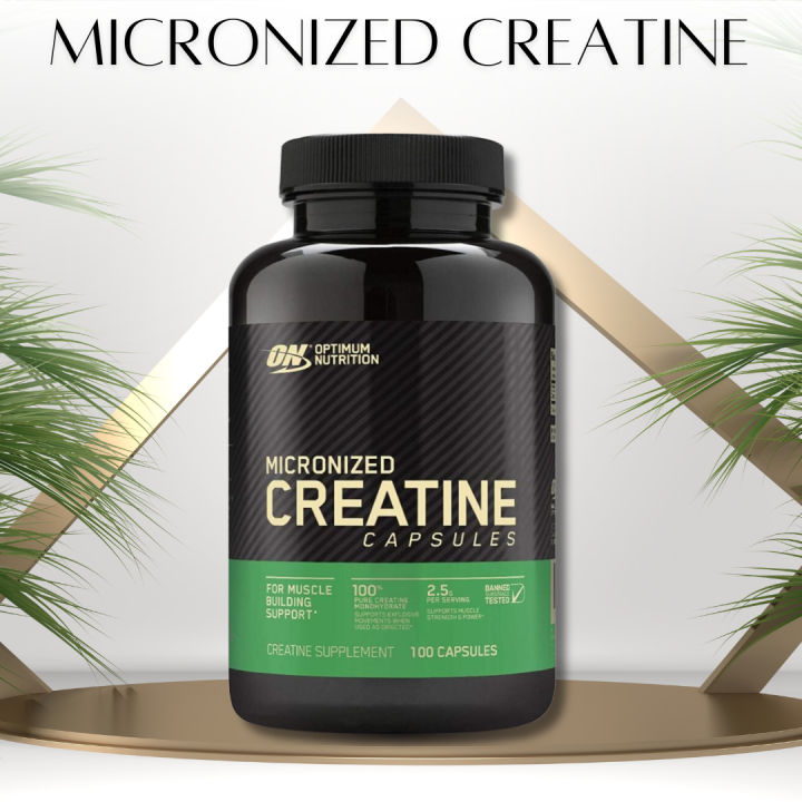 Micronized Creatine Capsules Optimum Nutrition for muscle building ...