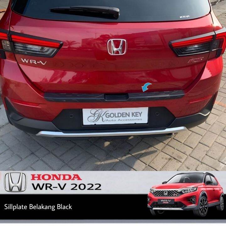 JSL Sillplate Belakang WRV 2022 Rear Scuff Plate Black | Lazada Indonesia