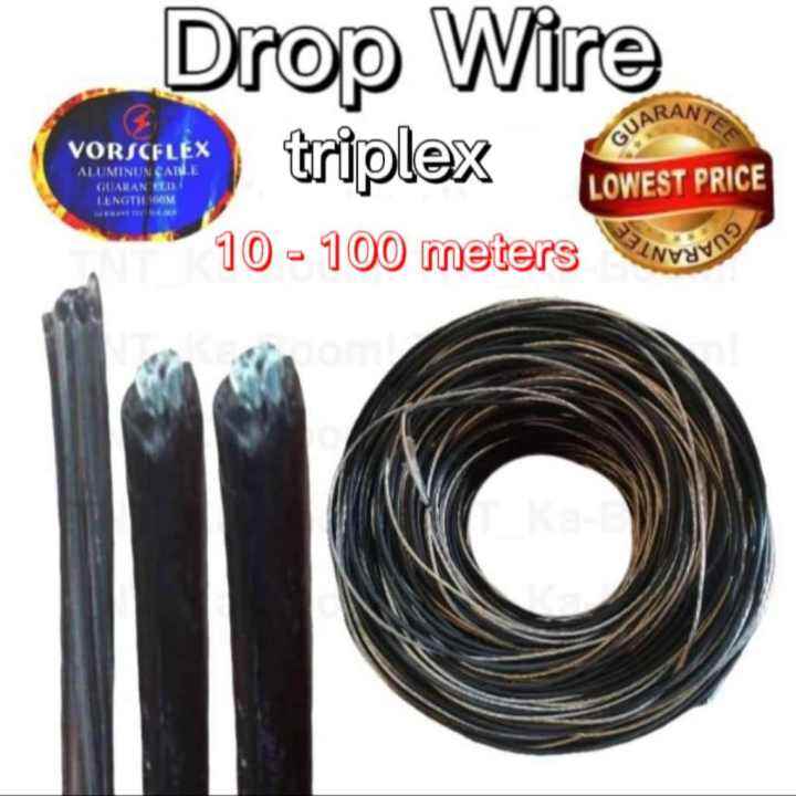 Triplex Drop Wire ACSR Service 6/7 14mm x 10 to 100 meters ORIGINAL ...
