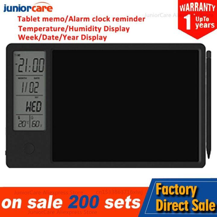 10 Inch LCD Writing Tablet With Clock Calendar Electronic Digital ...
