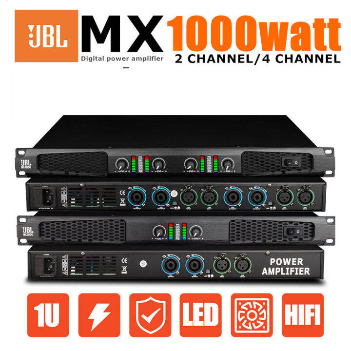 JBL power amplifier class d MX-2800/4800 2/4 channel 1000W Panlabas na ...