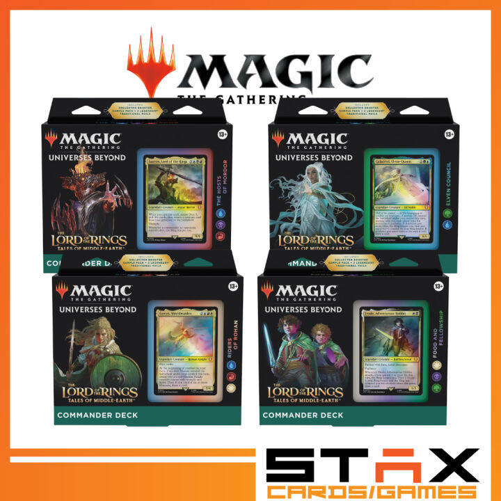 Magic the Gathering (MTG): The Lord of the Rings - Commander Decks ...