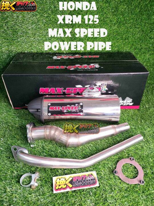 HONDA XRM 125 MAX SPEED CHROMINIUM POWER PIPE THAILAND MADE | Lazada PH