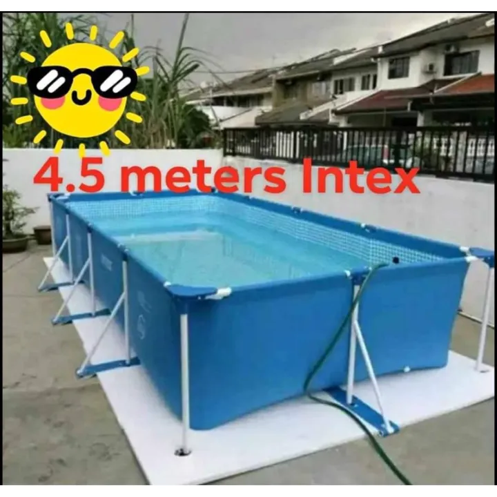 [intex swimming pool rectangular]AUTHENTIC INTEX Frameset Pool 2.2M/2 ...