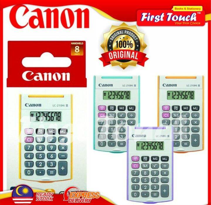 Canon Calculator 8 Digit LC-210HI III | Lazada