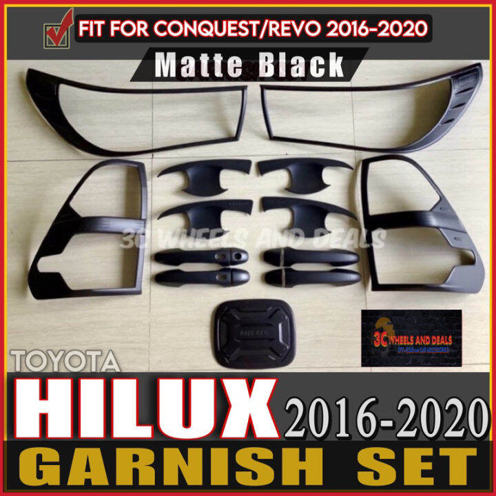 TOYOTA HILUX REVO/CONQUEST 2016-2020 GARNISH SET | Lazada PH