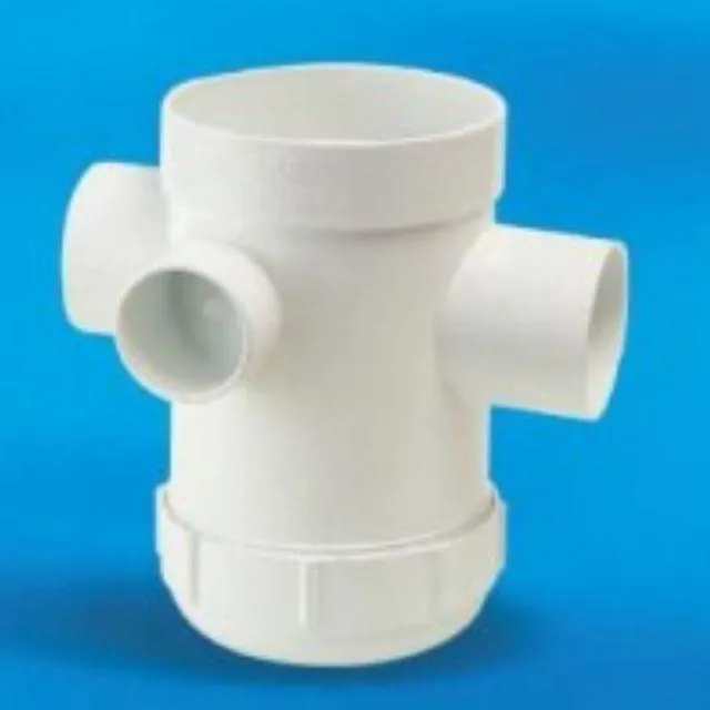 110mm~82mm~56mm Upvc Floor Gully Trap I/O With Inspection Opening 4 ...