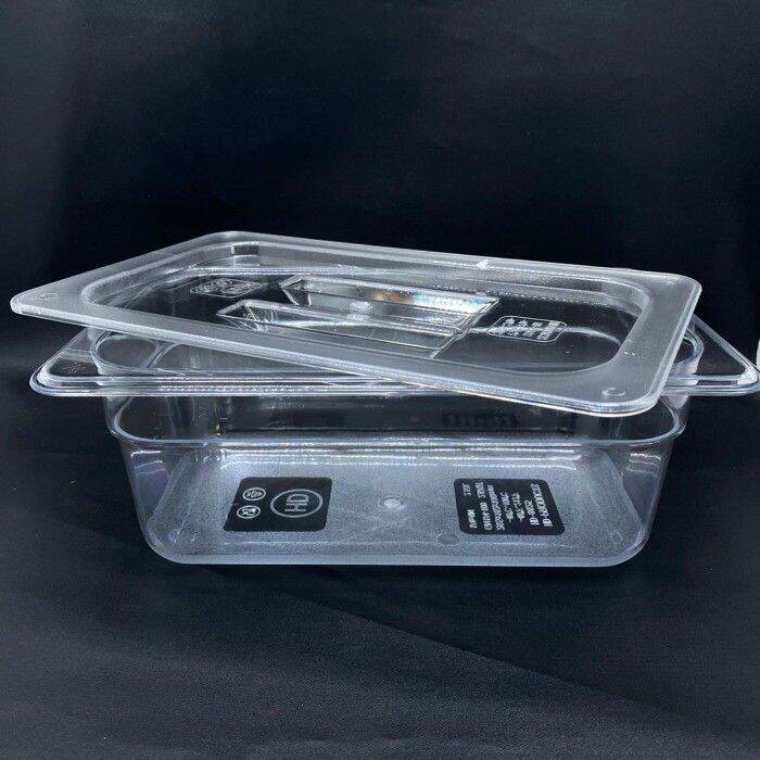 Insert 1/4 10cm polycarbonate gastronom food pan chafing plastik tutup ...