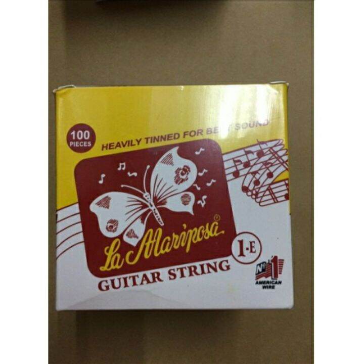 1box 100pcs La Mariposa guitar String for Electric and Acoustic Guitar ...