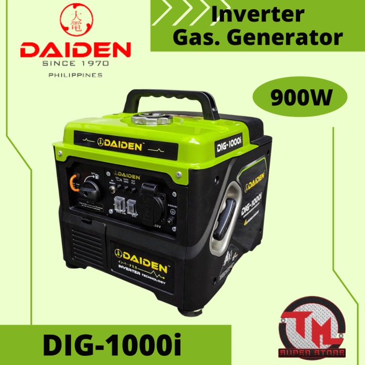 DAIDEN Inverter Gasoline Generator 900W DIG-1000i • Tm ss | Lazada PH