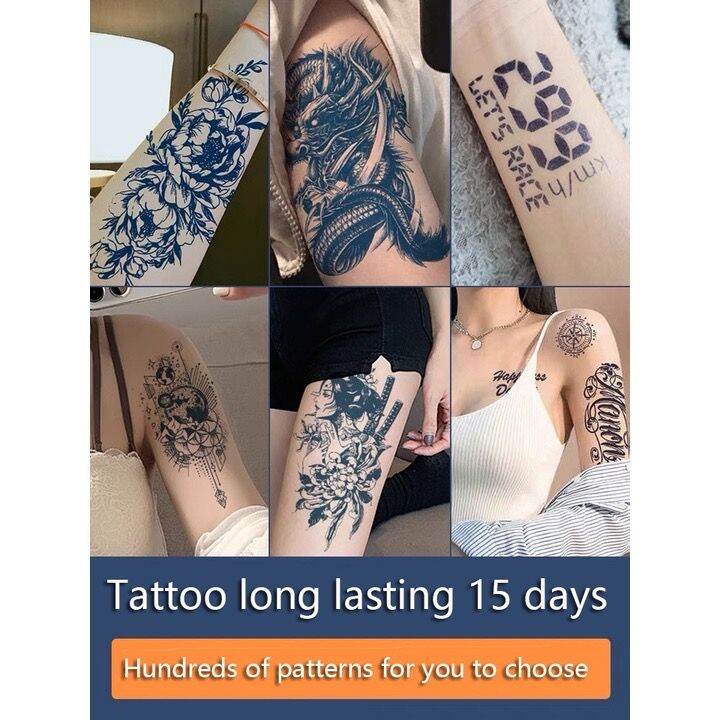 Fake tattoo Sticker Waterproof Tattoo Sticker Waterproof Long Lasting ...