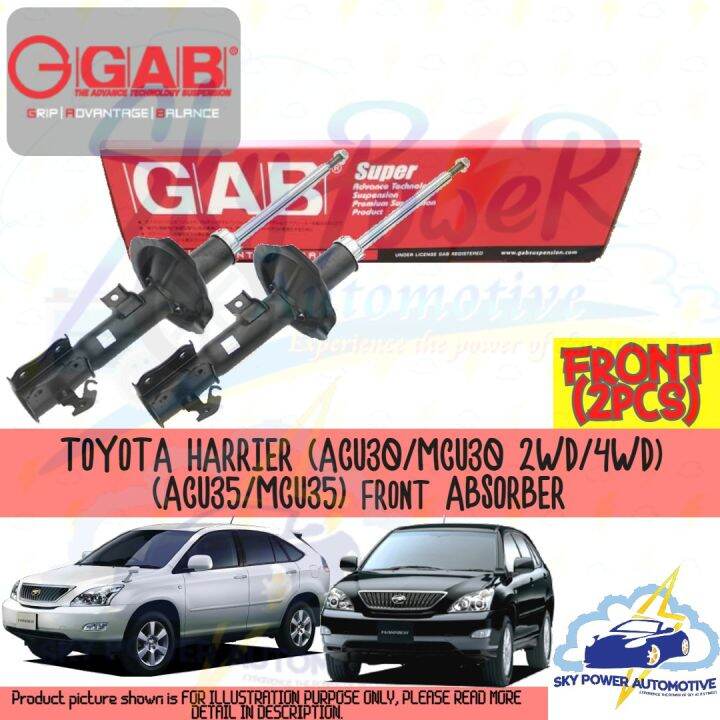 TOYOTA HARRIER (ACU30/MCU30 2WD/4WD) / (ACU35/MCU35) GAB SUPER GAS ...