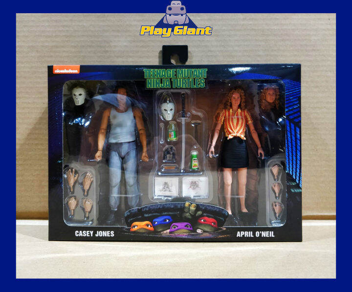 TMNT (1990 Movie) -7” Scale-Action Figure – April O’Neil & Casey Jones ...