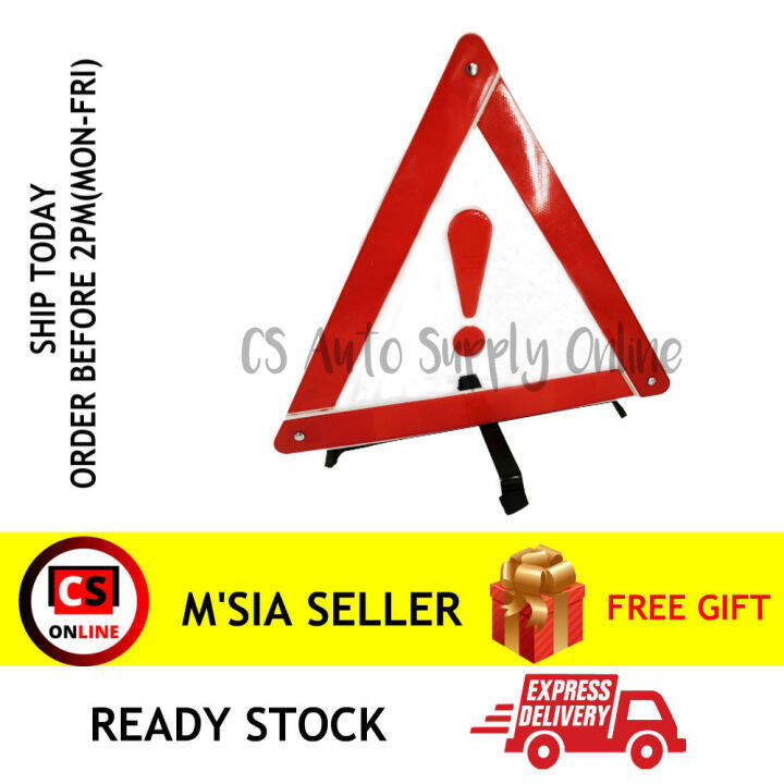 Large 15 Universal Emergency Hazard Warning Reflector Triangle Car ...