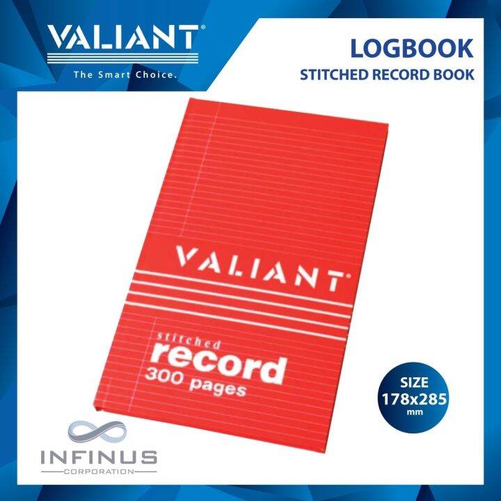 Valiant Record Book Stitched for Record Keeping | Lazada PH