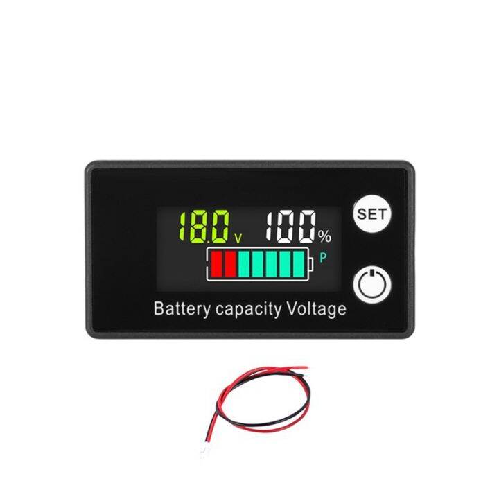 6133A Battery Capacity Indicator Voltage Gauge DC8V-100V Lead Acid ...