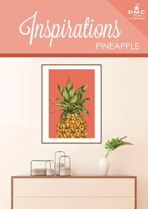 DMC PINEAPPLE Inspirations Cross Stitch Kit with complete threads ...