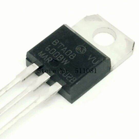 BTA08-600B BTA08-600BW BTA08 BTA08600B Triac Thyristor 8A 600V To-220 | Lazada Indonesia