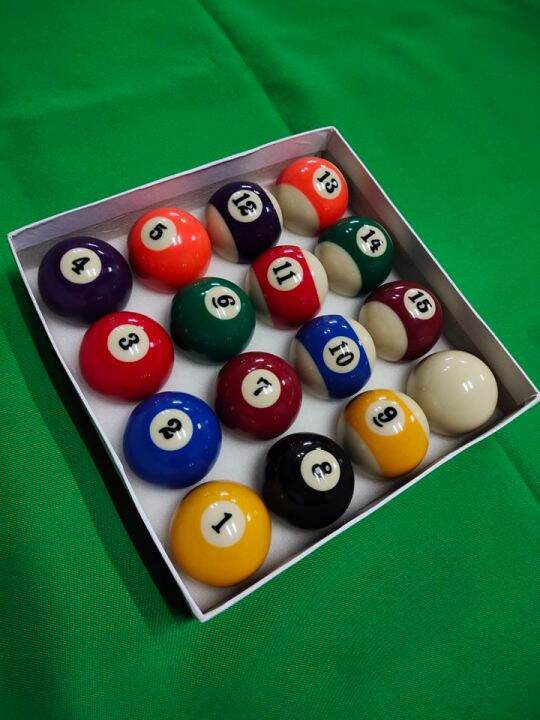 STANDARD SIZE TAIWAN BILLIARD BALL SET/BOLA NG BILYARAN/ FOR SENIOR ...