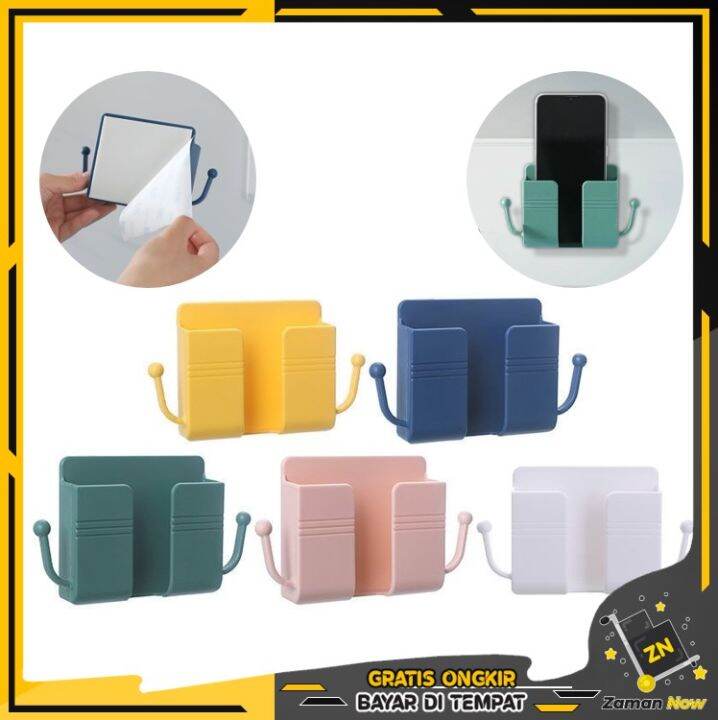 Zaman Now - Rak Dinding HP / Rak Holder Tempel Dinding / Tempat Charger ...