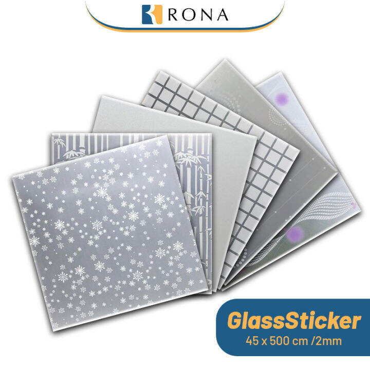RONA Glass Sticker Cocok Untuk Sticker Dinding Lemari Sticker Meja Kayu ...