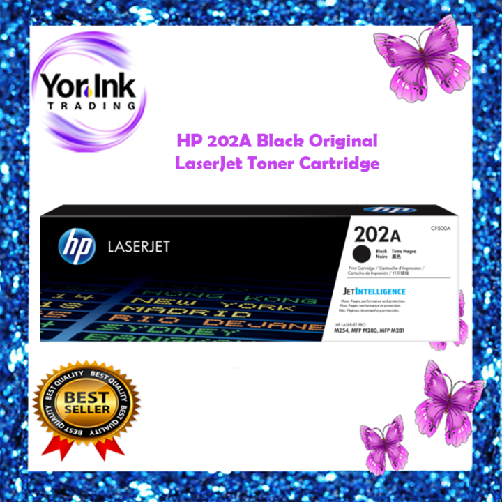 HP 202A (Cf500A) Black Original LaserJet Toner Cartridge | Lazada PH