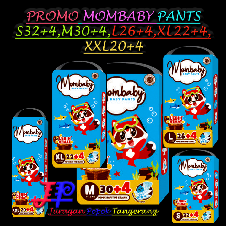 MOMBABY PANTS DIAPERS | Lazada Indonesia