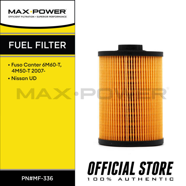 MAX Power Fuel Filter For Fuso Fighter 6M60-T, 4M50-T 2007, Nissan UD ...