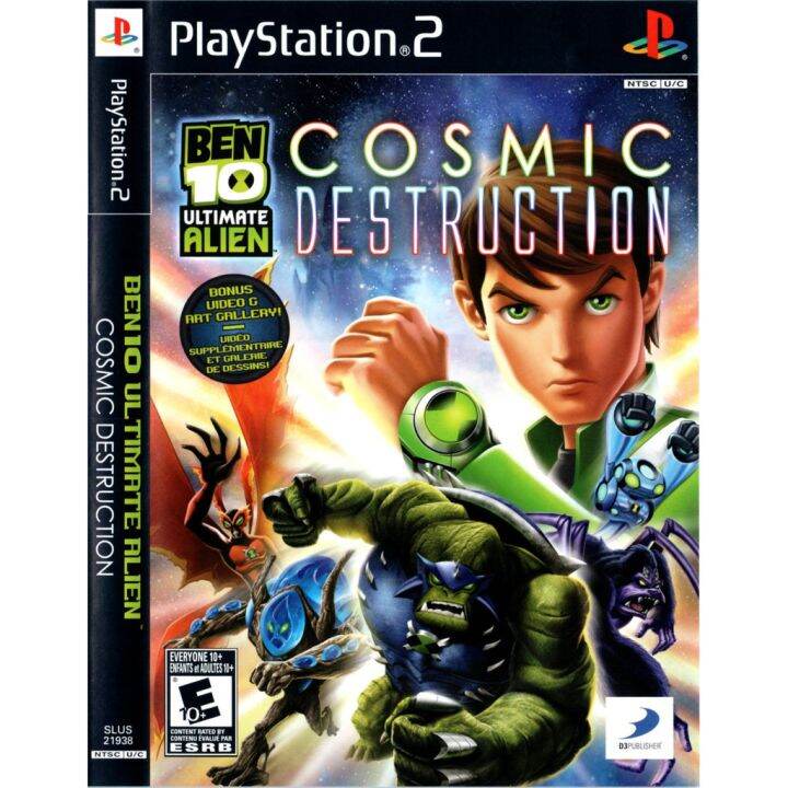 แผ่นเกมส์ Ben 10 Ultimate Alien Cosmic Destruction PS2 Playstation 2 ...