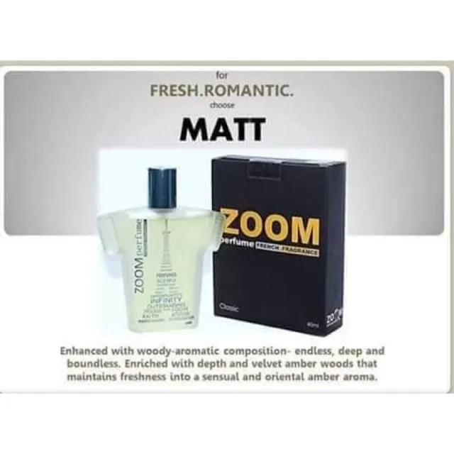 Matt Zoom International Perfume | Lazada PH