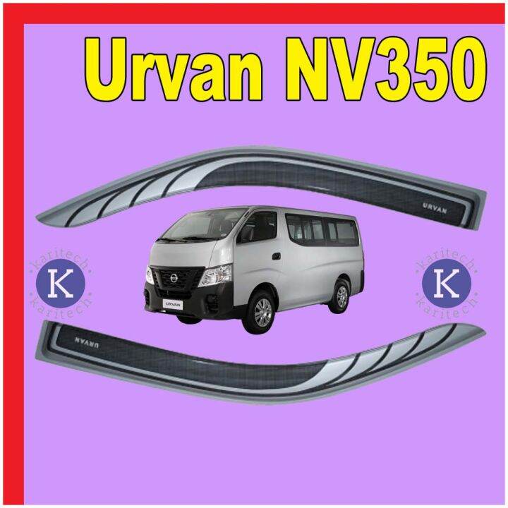 Blacknet Rain Guard for Nissan Urvan NV350 ( Window Visor Two Toned ...