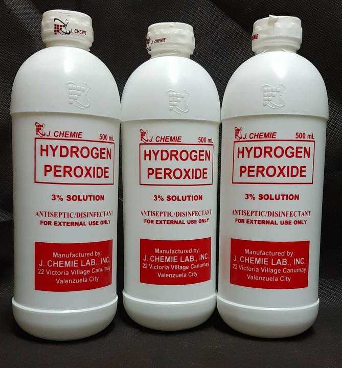 500 mL J.CHEMIE HYDROGEN PEROXIDE 3% SOLUTION ANTISEPTIC/ DISINFECTANT ...