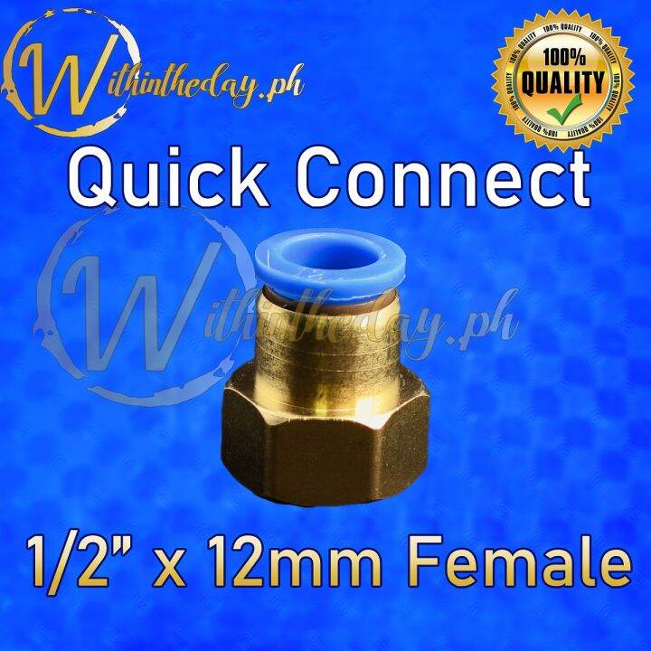 Quick Connect Jaco Fittings 1/2 inch Male Female for OD Polypropylene ...