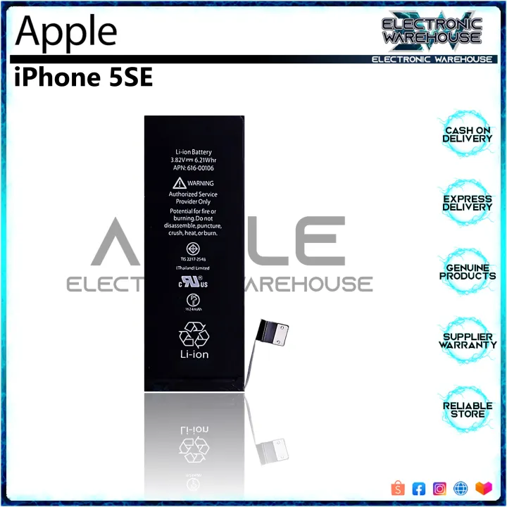 New Apple iPhone 5SE Battery 1560mAh Built-in OEM Quality | Lazada PH