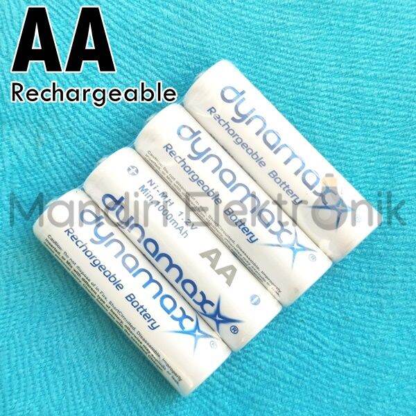 Baterai Batre Charge Cas AA A2 Dynamax 1000 mah rechargeable battery 1. ...